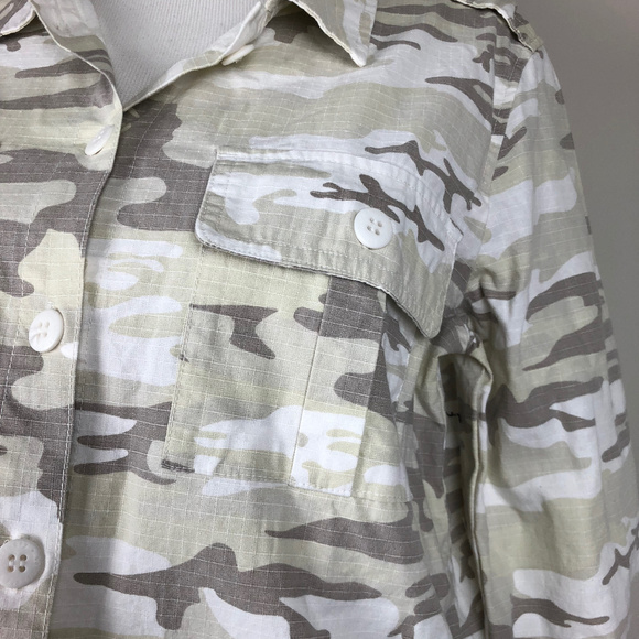 Sanctuary | Jackets & Coats | Sanctuary Neutral Camo Shacket Small ...